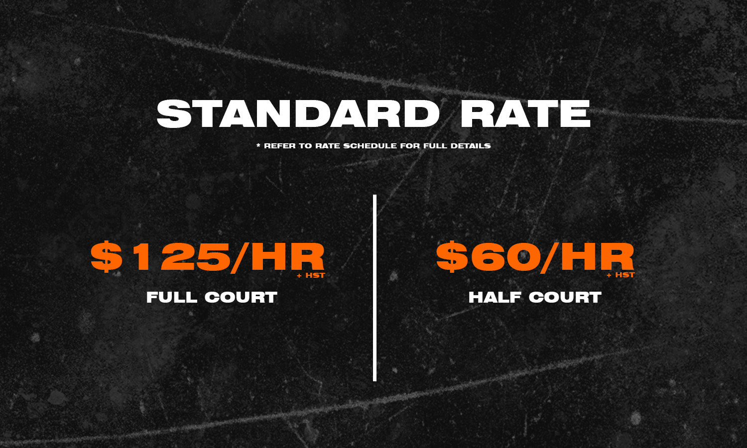 SIX PARK EAST RATES – SIX PARK ATHLETIC CENTRE